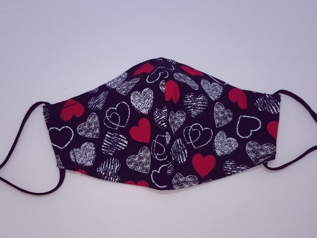 Valentine's Face Masks - Etsy