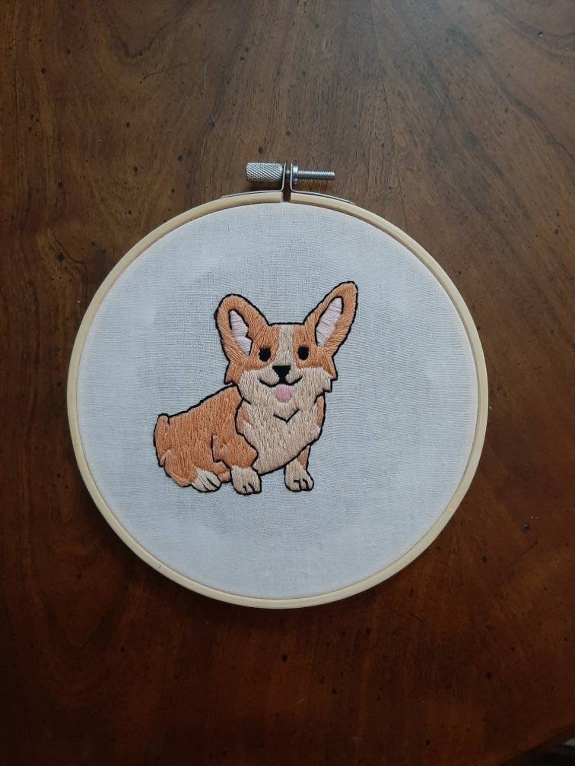 Corgi Embroidery - Etsy