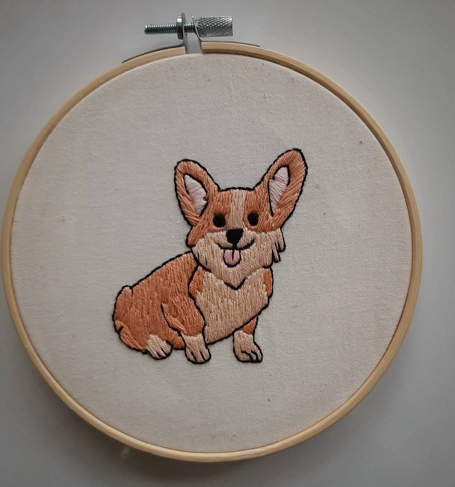 Corgi Embroidery - Etsy