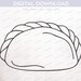 Arepa - Hispanic Food SVG to Cut Out With Cricut or Silhouette, Digital ...