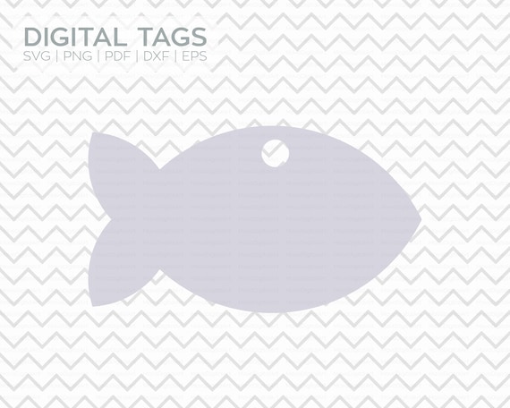 Fish Gift Tag to Cut Out With Cricut or Silhouette - Etsy