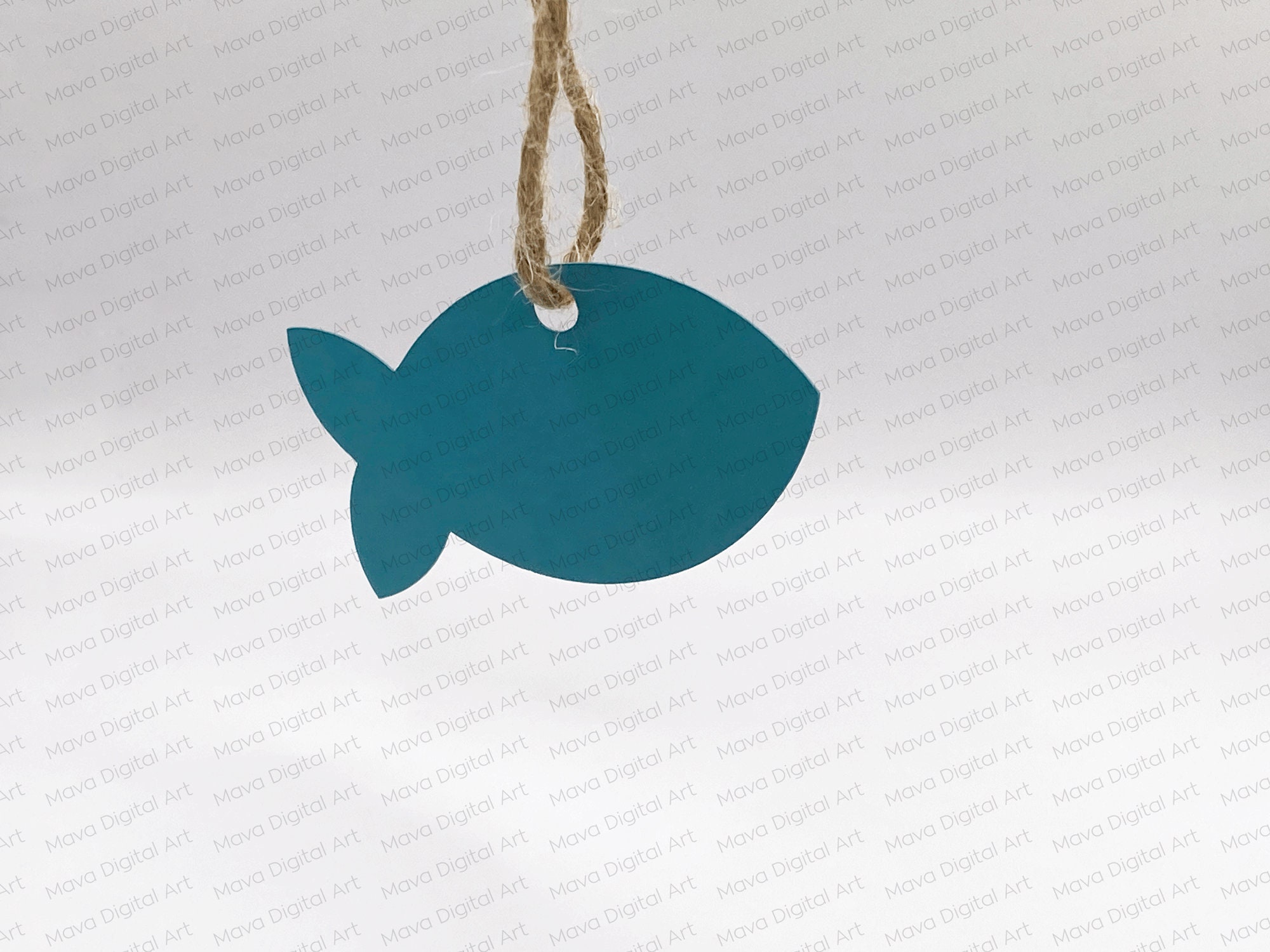 Fish Gift Tag to Cut Out With Cricut or Silhouette - Etsy