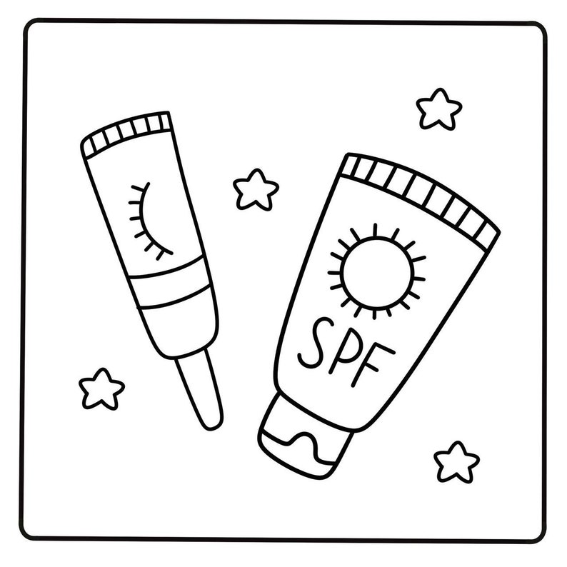 Bold & Easy Cosmetics Coloring Book Cozy Cosmetics Coloring Pages ...