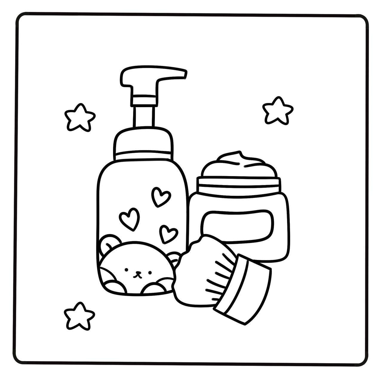 Bold & Easy Cosmetics Coloring Book Cozy Cosmetics Coloring Pages ...