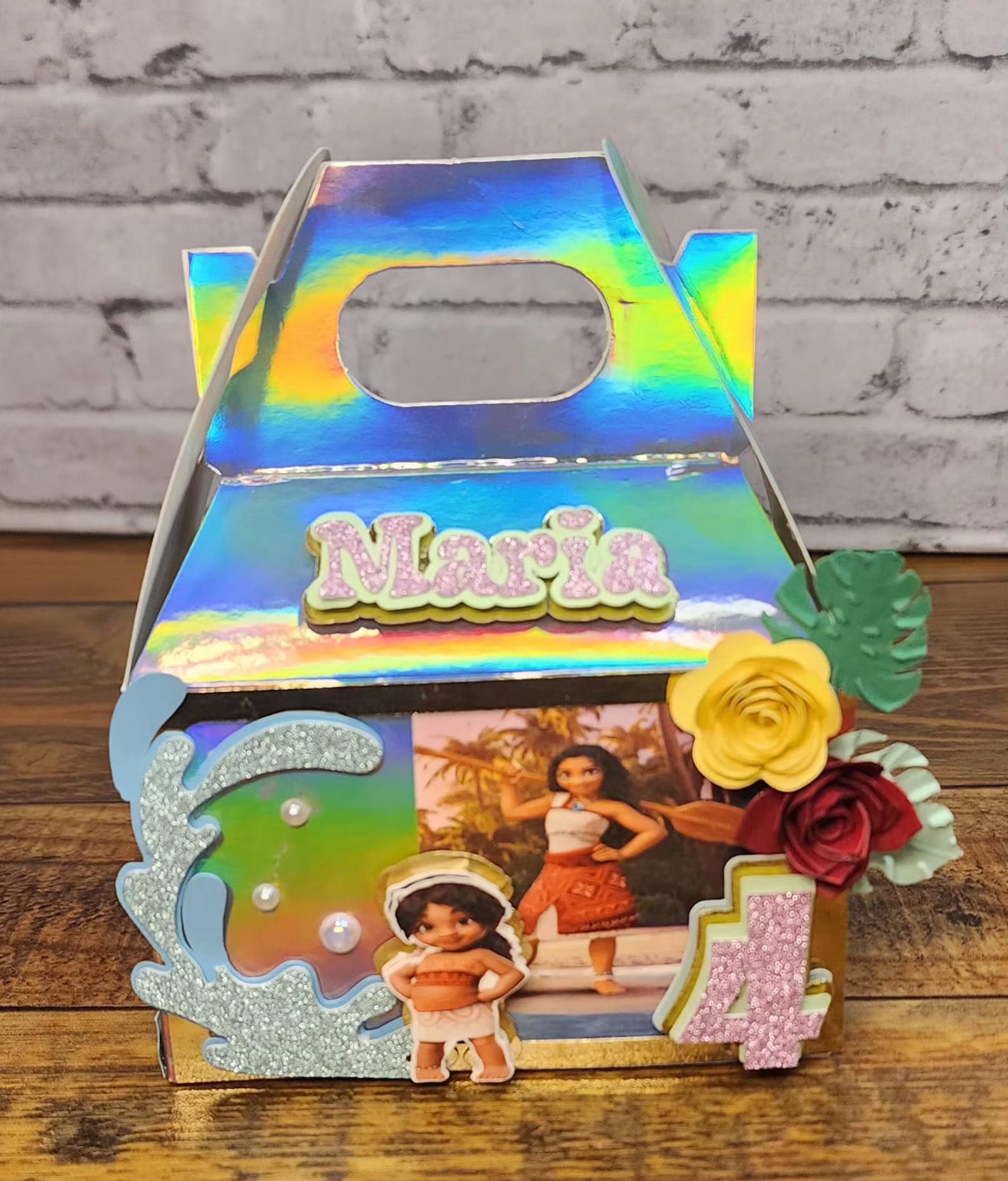 Moana 2 Favor Box Customized. Moana Gift Box, Moana Girl, Party Favor ...