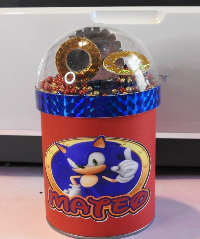 Sonic Favor Box Kit, Sonic Bithday Party, Favor Box, Fparty Favor Box ...