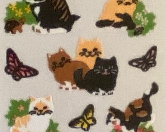 Fuzzy Stickers | Etsy