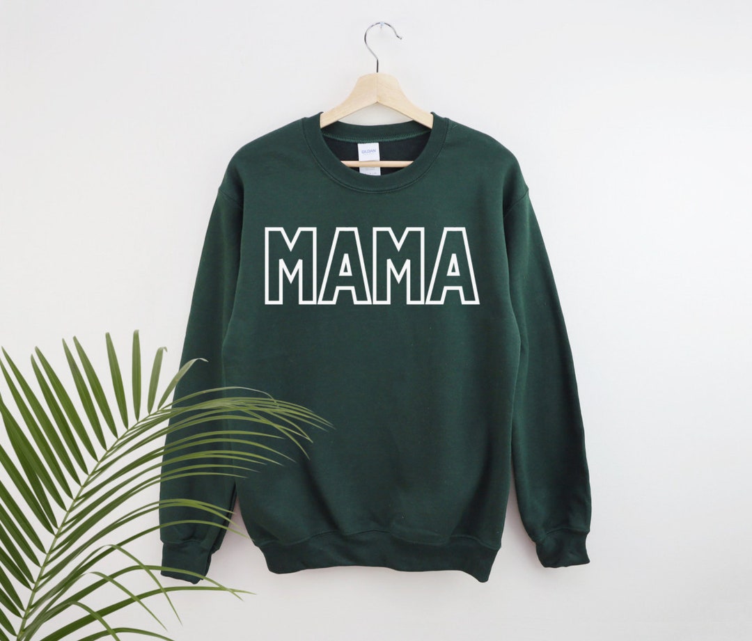 Mama Sweatshirt, Pregnancy Announcement Mama Sweater New Mom Shirt Best ...