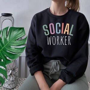 Social Worker Sweatshirt, Social Worker Shirt, Gifts for Social Worker ...