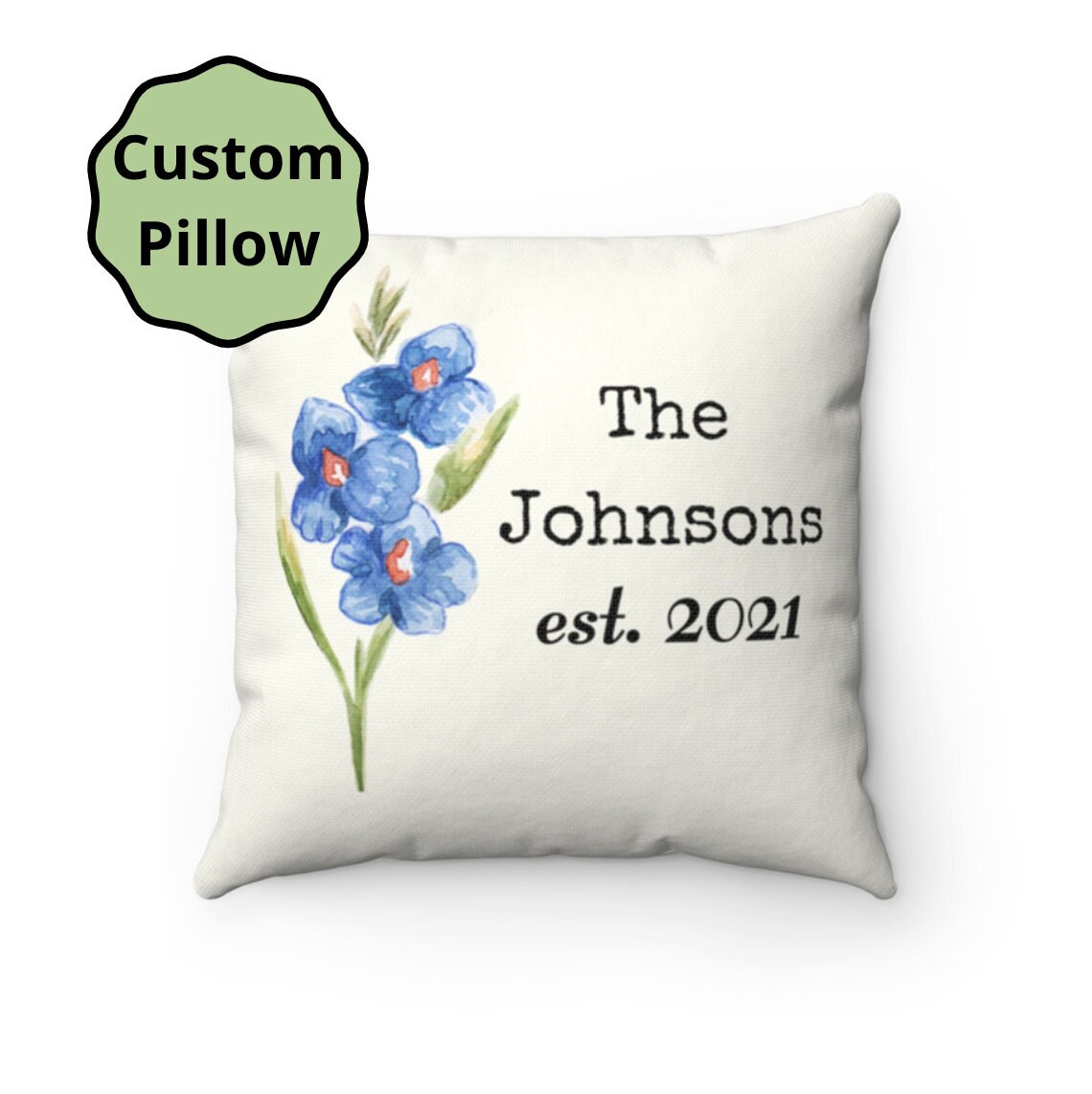 Custom Throw Pillow Personalized Wedding Gift Idea - Etsy
