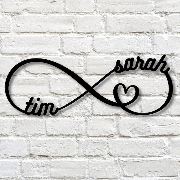 Infinity Name Sign - Etsy