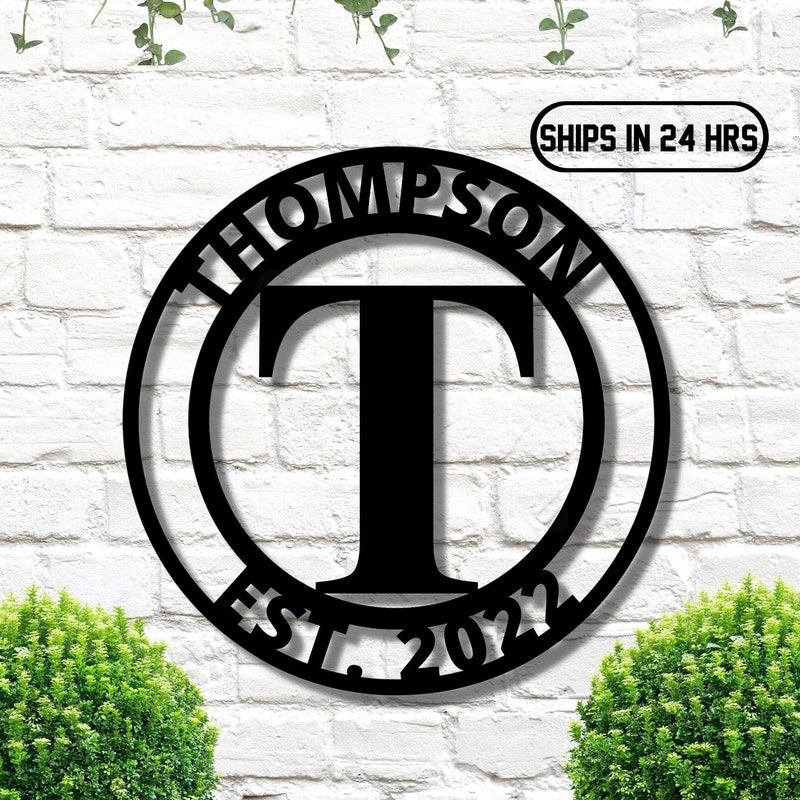 Metal Name Sign - Etsy