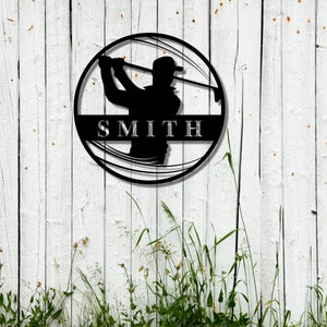 Custom Golf Sign Metal Golf Sign Personalized Metal Golf - Etsy