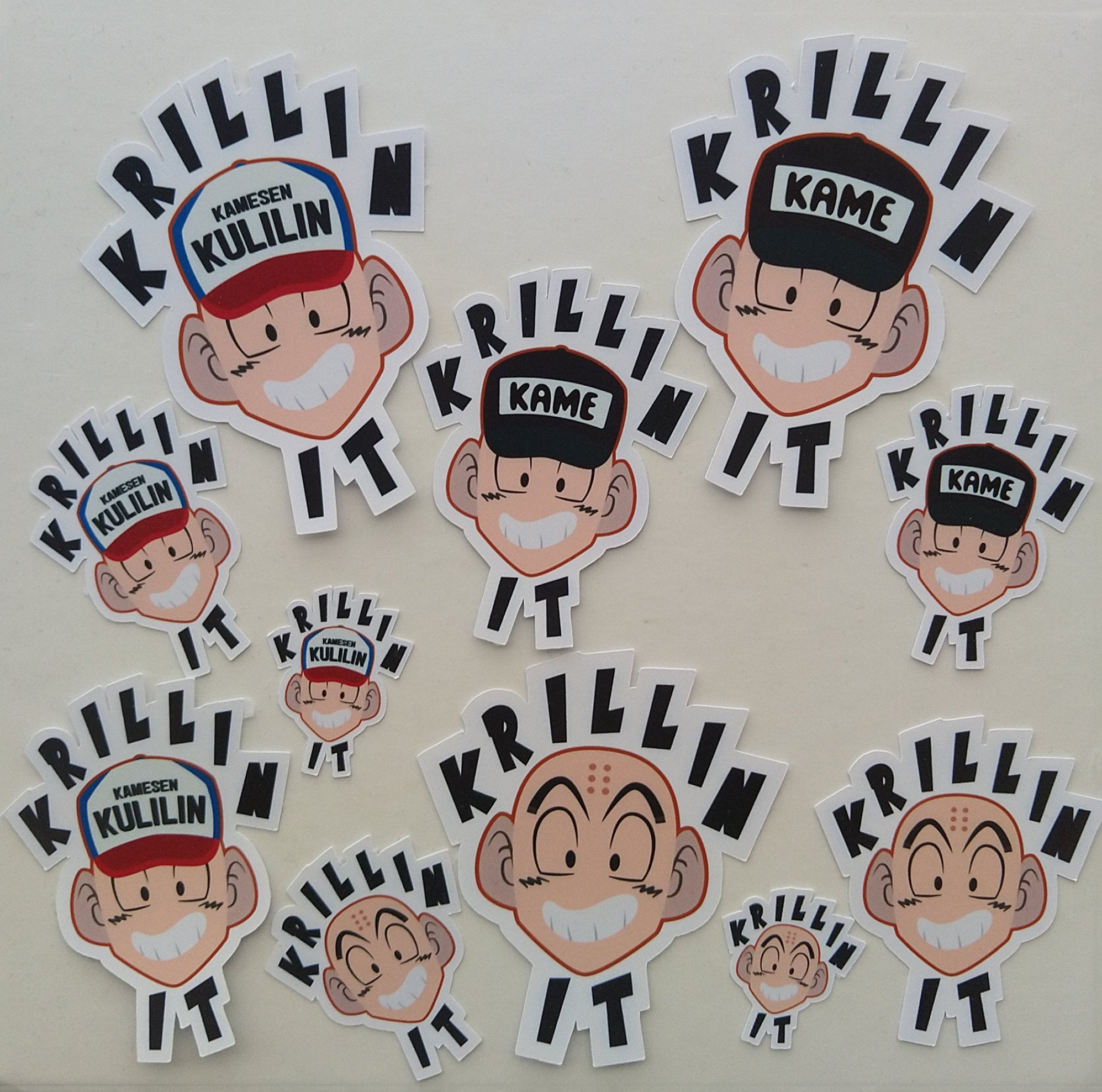 Krillin It Dragon Ball Z Sticker DBZ Anime - Etsy UK