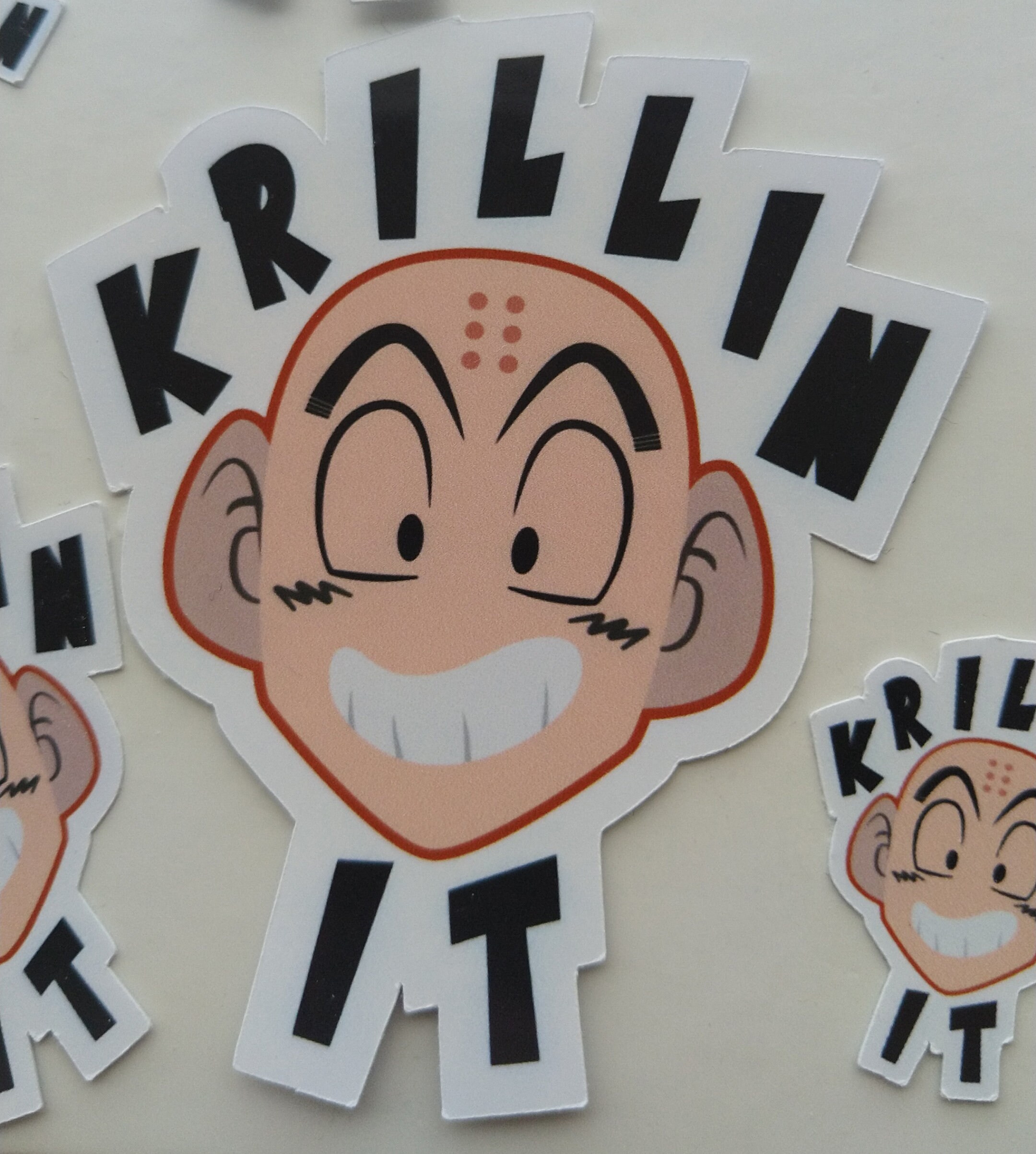 Krillin It Dragon Ball Z Sticker DBZ Anime | Etsy