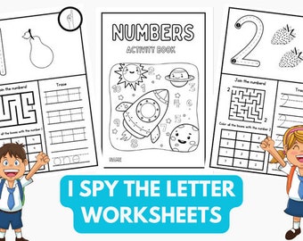 My First Numbers Activity Book, 1-10 - Etsy