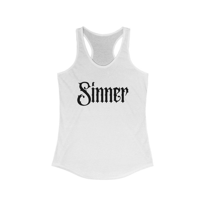 Sinner Tank Gothic Shirt Gothic Clothing Pastel Goth Clothing Satanic ...