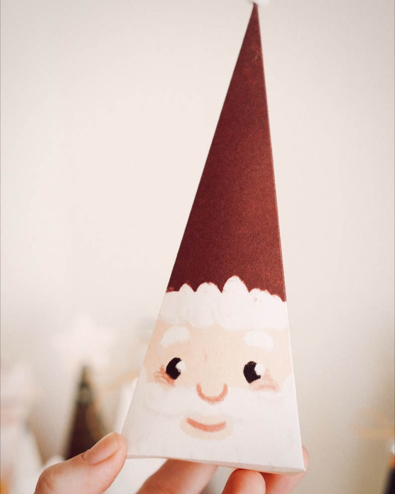 Printable Advent Calendar, Santa, Elves and Trees, Advent Activities ...