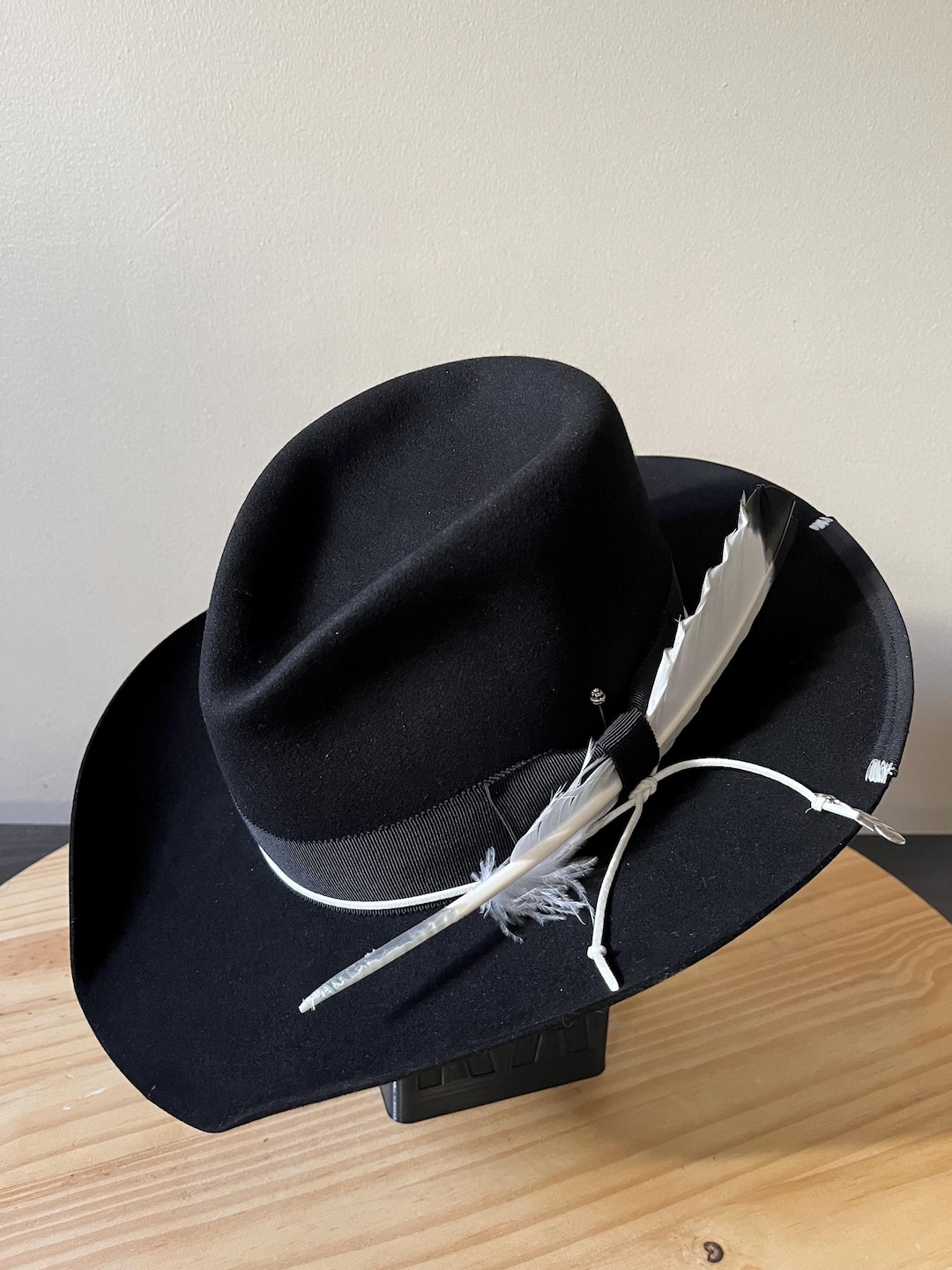 Black Beaver Felt Cowboy Hat. - Etsy