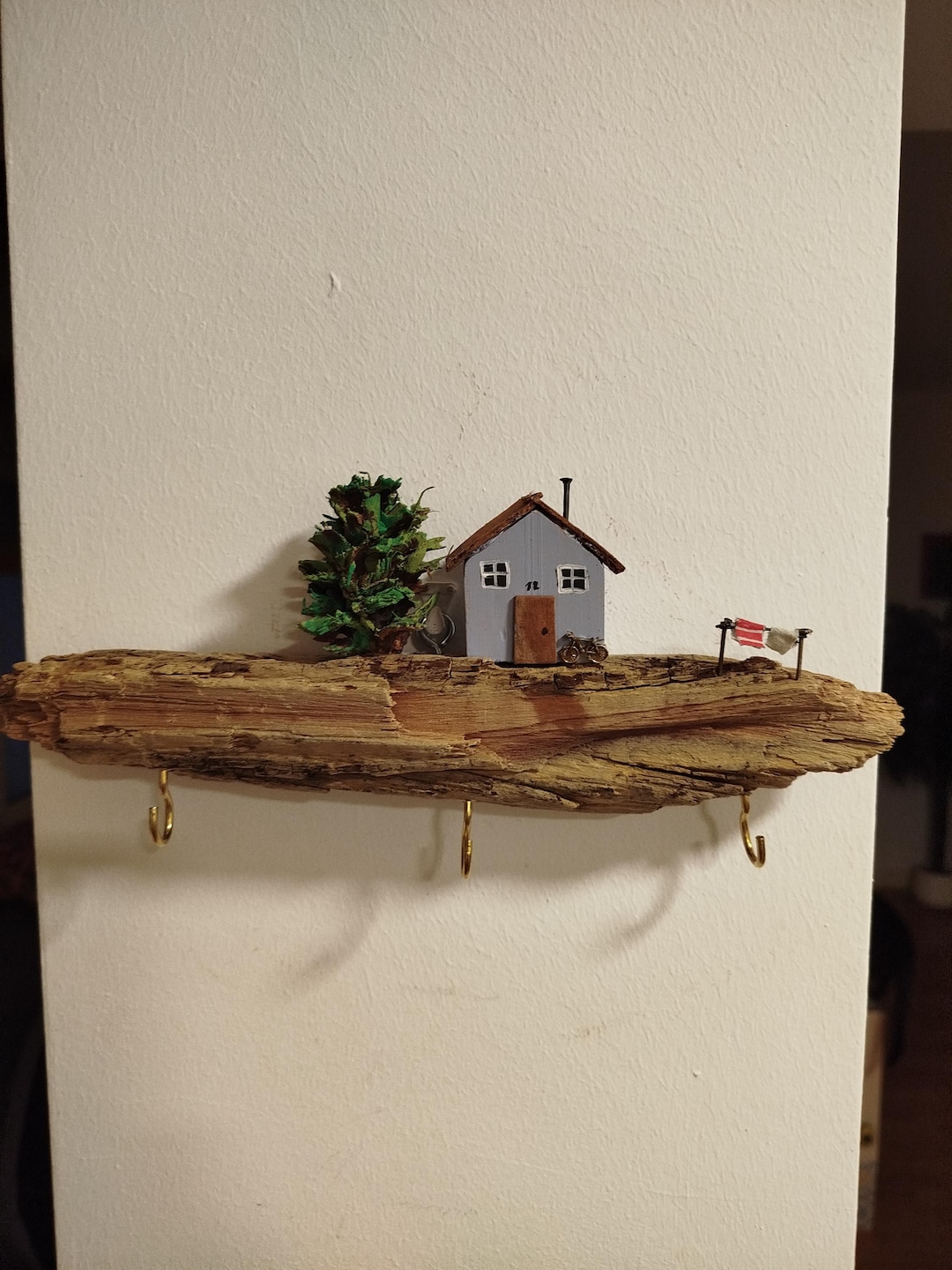 House and Tree Key Holder - Etsy