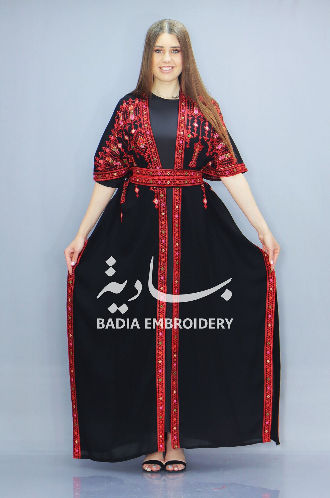 Elegant Palestinian Jordanian Thobe Dress / Palestineian - Etsy