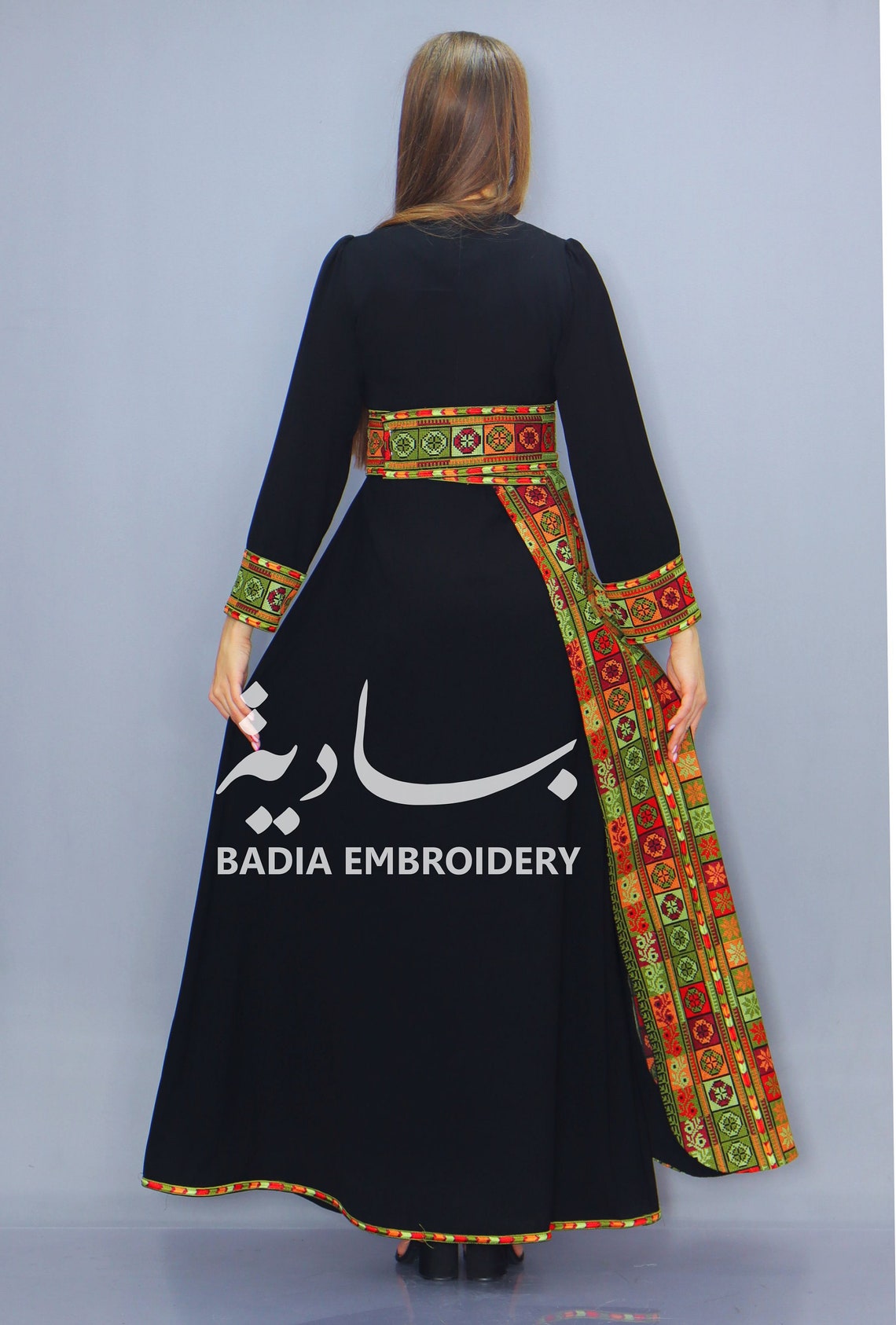 Elegant Palestinian Jordanian Thobe Dress / Palestineian - Etsy