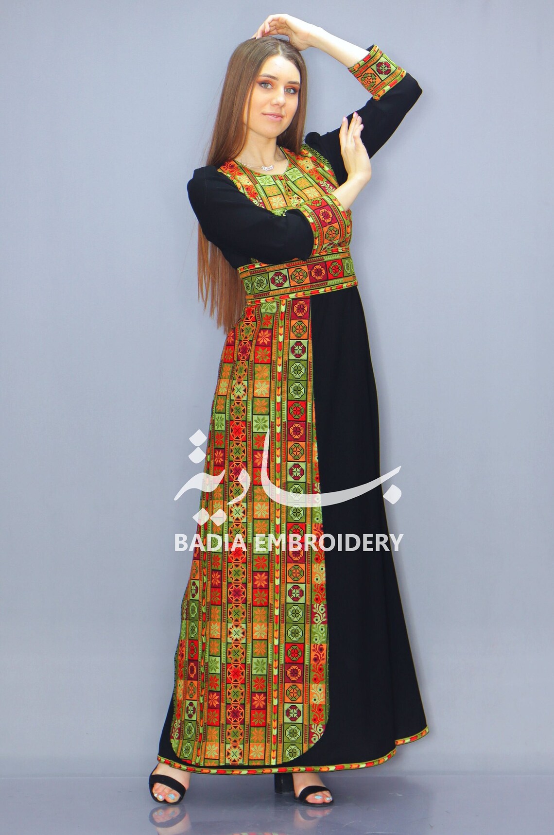 Elegant Palestinian Jordanian Thobe Dress / Palestineian - Etsy
