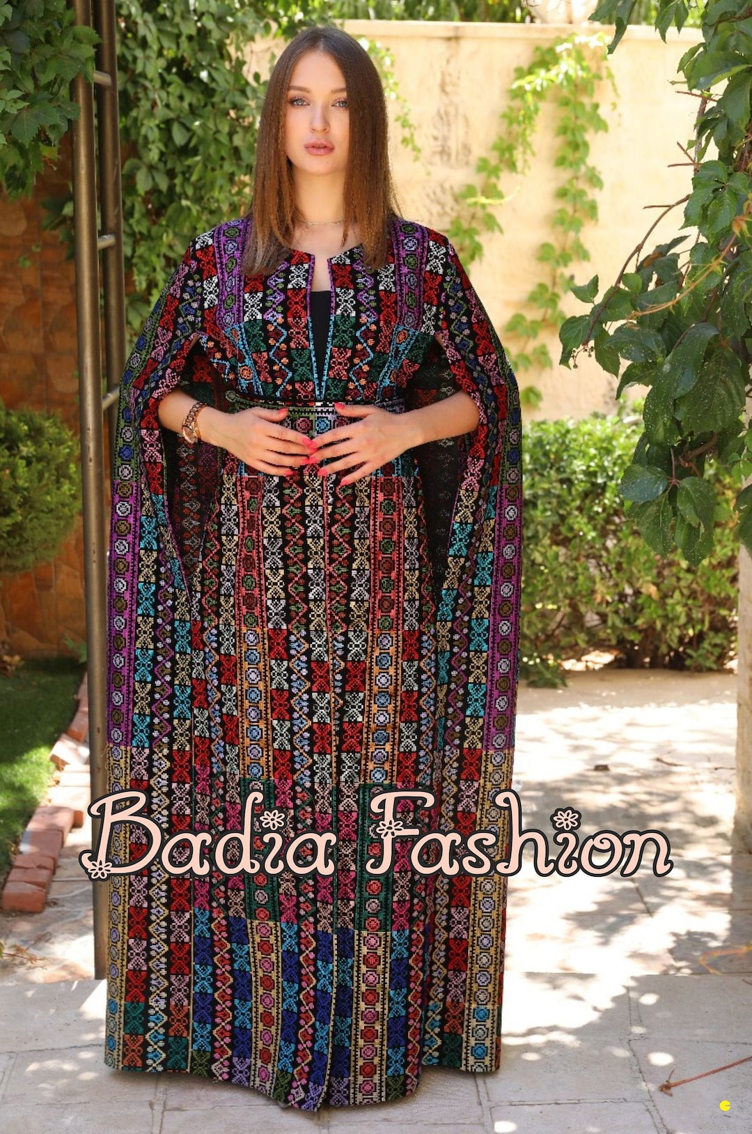 Creative Embroidery Design With Attractive Colors, Thobe Dress ...