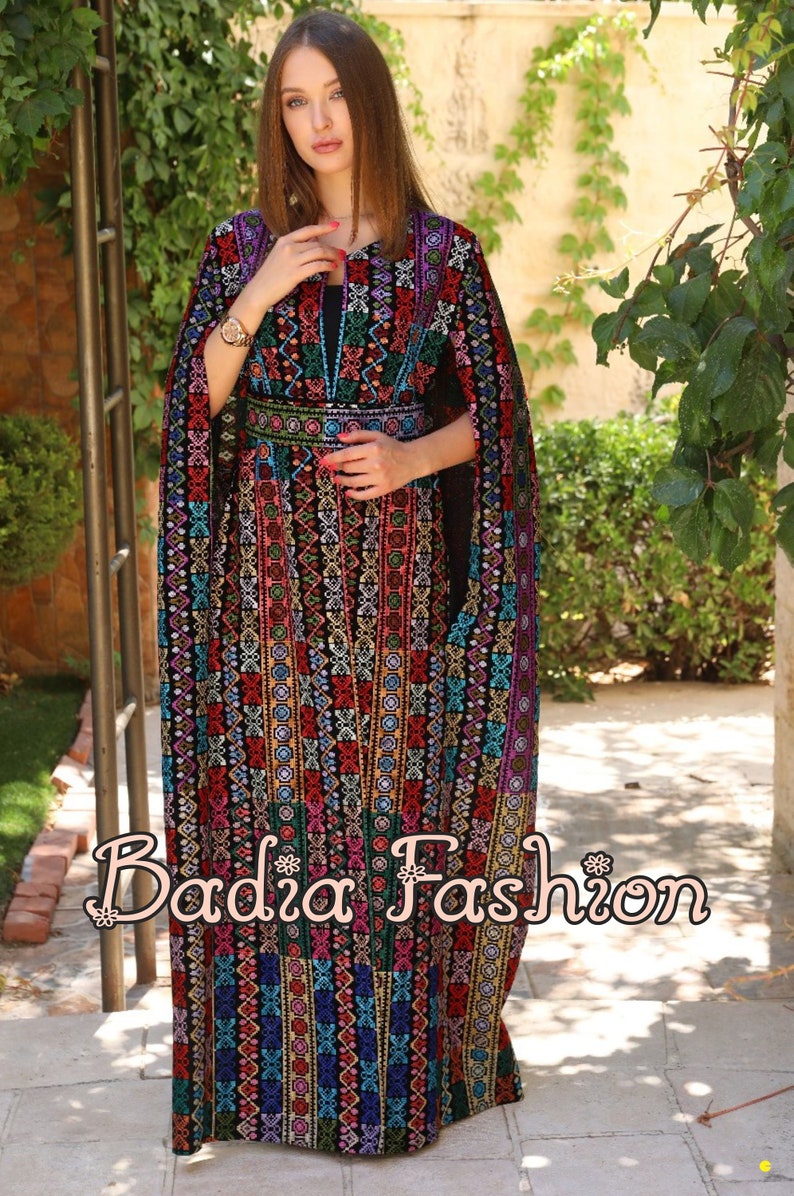 Creative Embroidery Design With Attractive Colors Thobe Dress - Etsy
