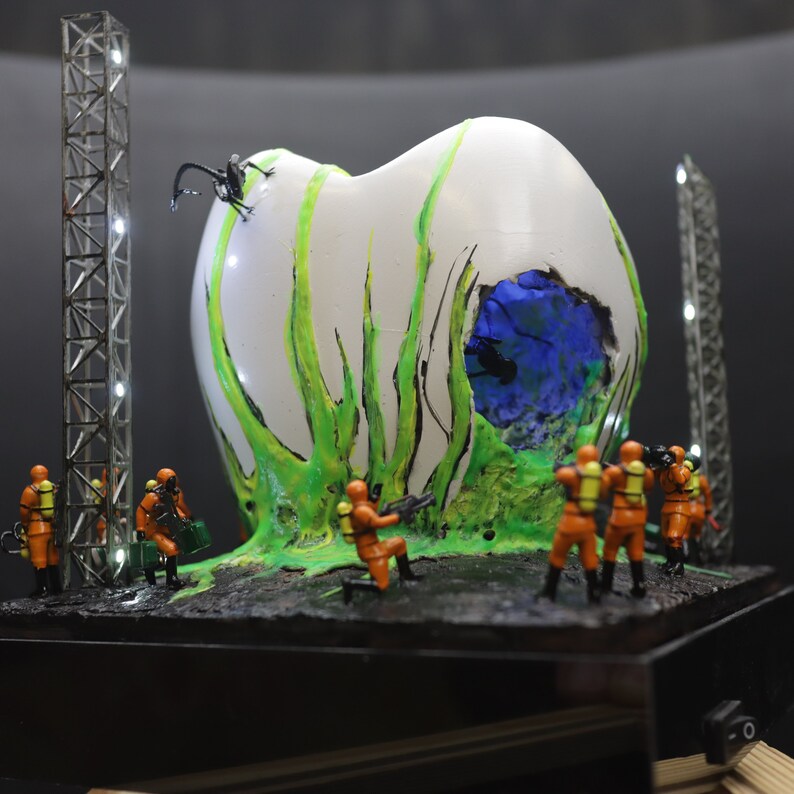 Gift for Dentist Tooth and Alien Diorama - Etsy