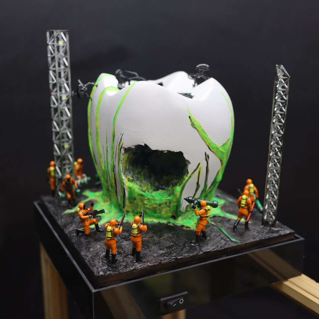 Gift for Dentist Tooth and Alien Diorama - Etsy