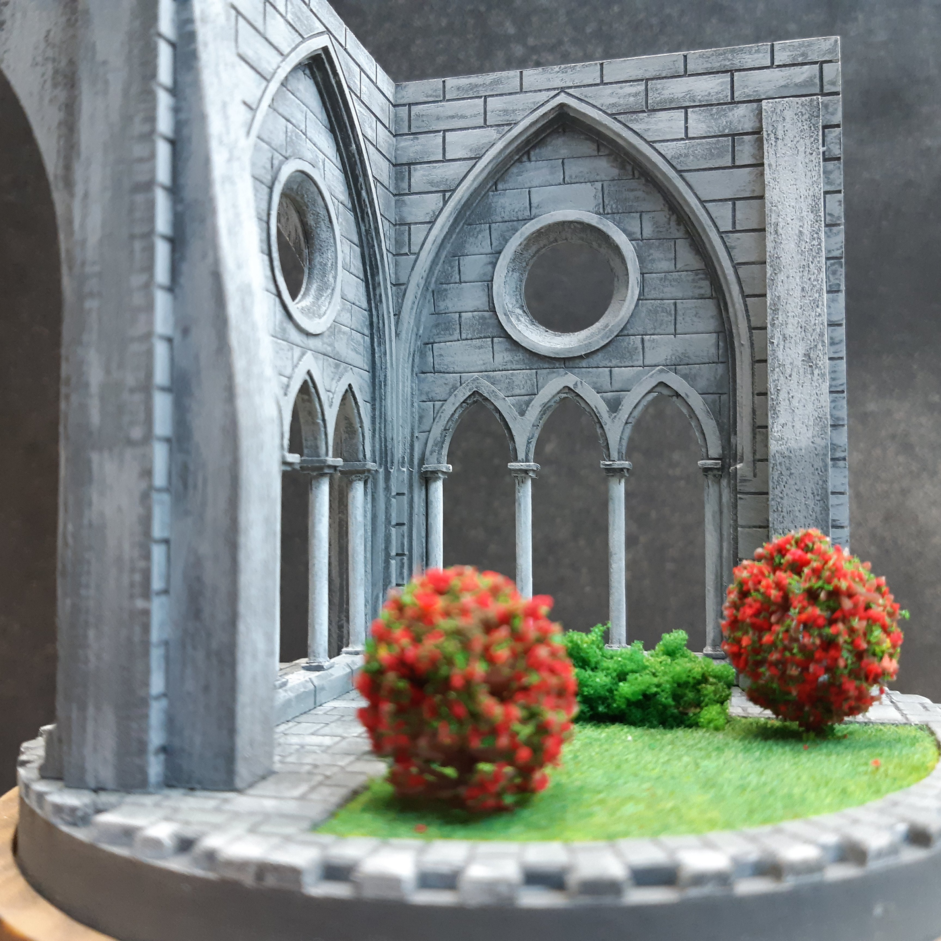 Gothic Arch Cloister Diorama Miniature - Etsy