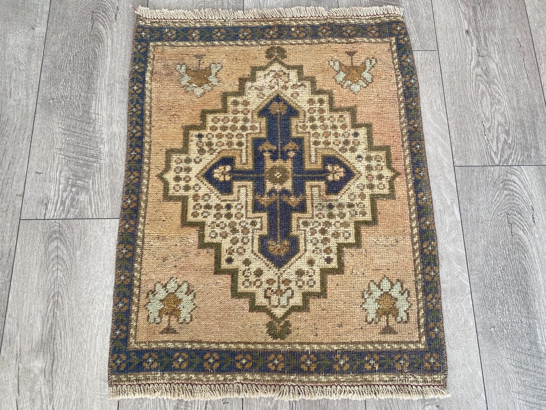 Vintage Rug, Square Rug, Small Rug, Turkish Rug, Boho Rug, Oriental Rug ...