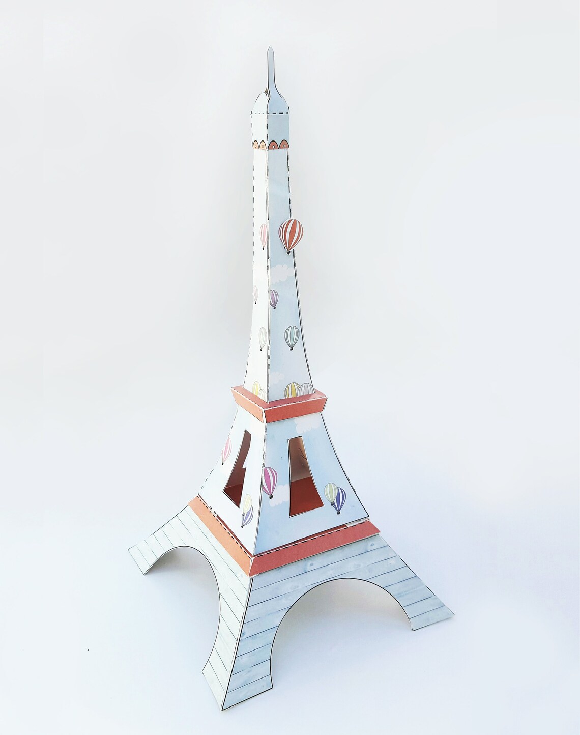 A Design Creative Eiffel Tower 3d Paper Kit Model for Craft | Etsy