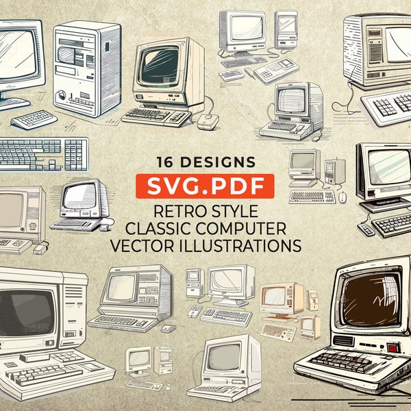 Retro Computer - Etsy