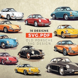 Old Porsche ,old Porsche Svg, Old Sports Car , Sports Car Svg, Car Svg ...
