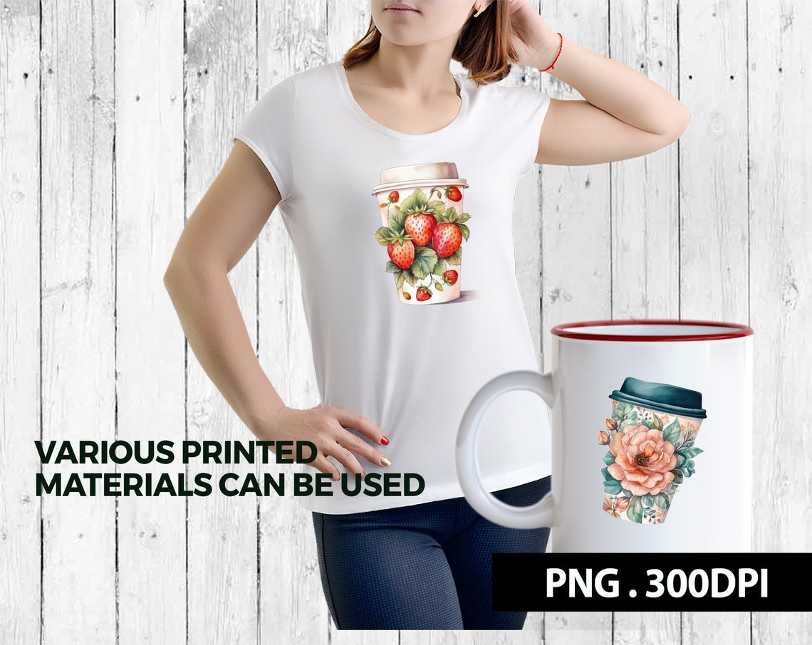 Disposable Cup, Plastic Cup, Fruit Pattern, Coffee Cup, Fruit Juice ...