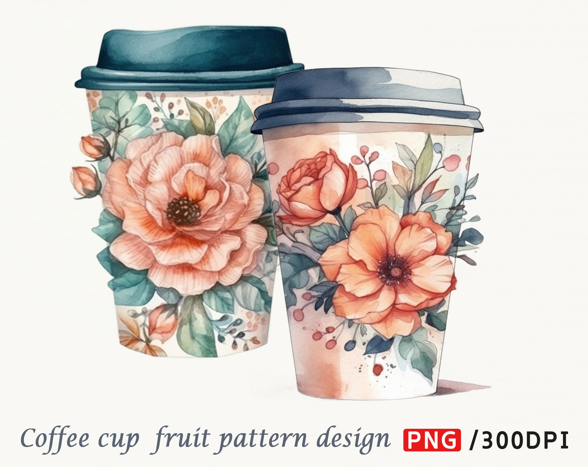 Disposable Cup, Plastic Cup, Fruit Pattern, Coffee Cup, Fruit Juice ...