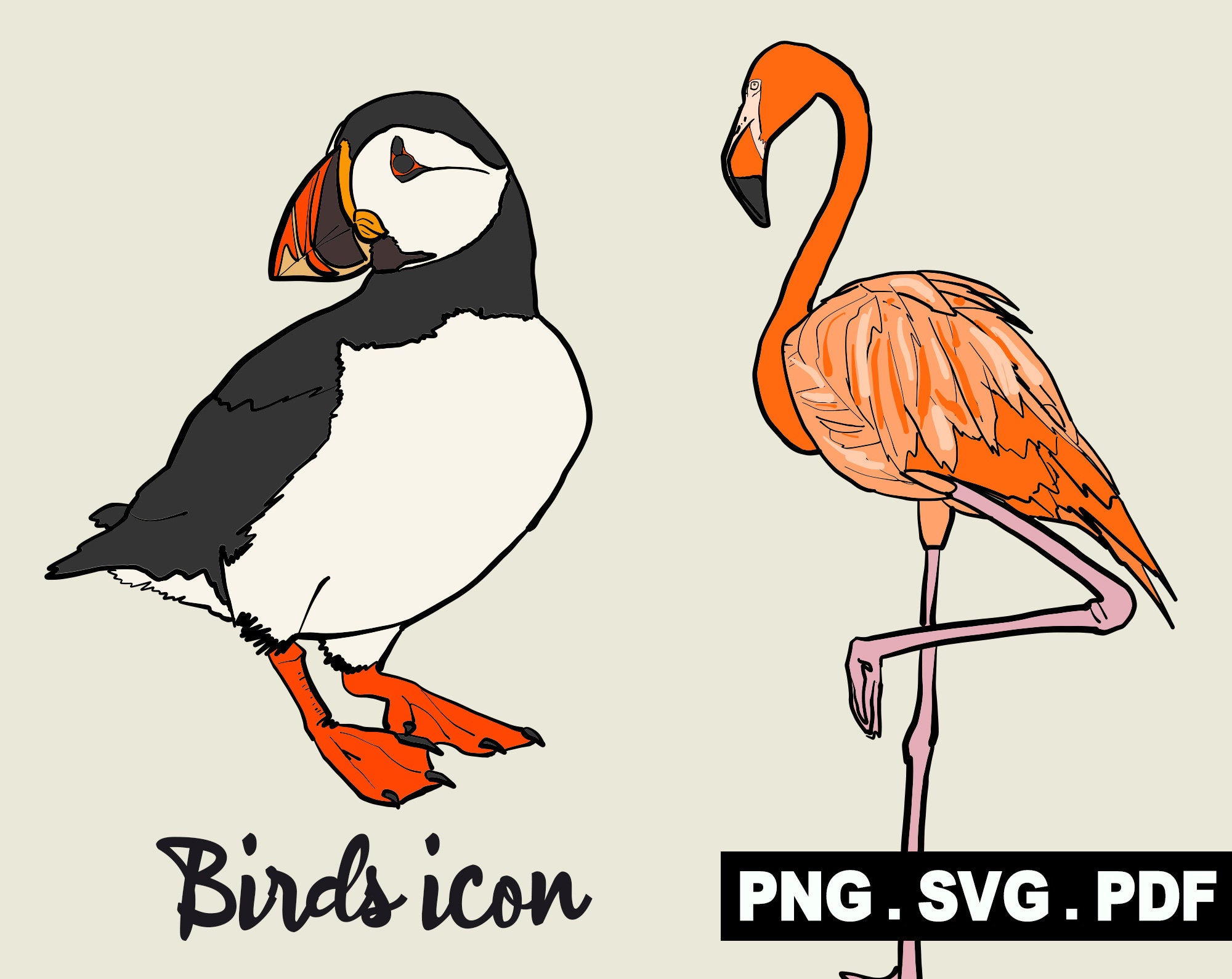 Birds Designs SVG PNG PDF, Clipart, Personal and Commercial Use ...