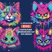 Pastelpunk Horrorcore Cat Svg Design, Cat SVG. Digital Print, Instant ...