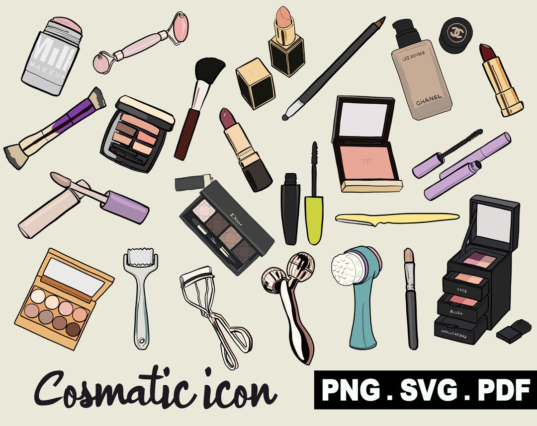 Cosmetic Designs SVG PNG PDF, Clipart, Personal and Commercial Use ...