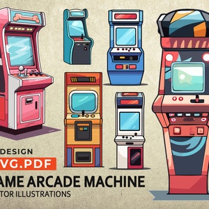 Game Arcade Machine Clipart, Game Arcade Machine Svg, Game Arcade ...