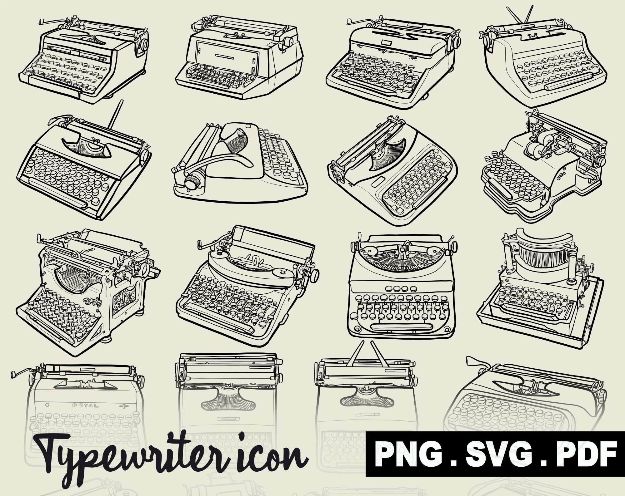 Typewriter Icon Png