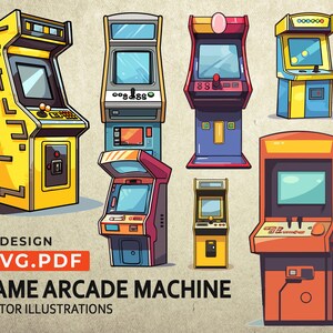 Game Arcade Machine Clipart, Game Arcade Machine Svg, Game Arcade ...