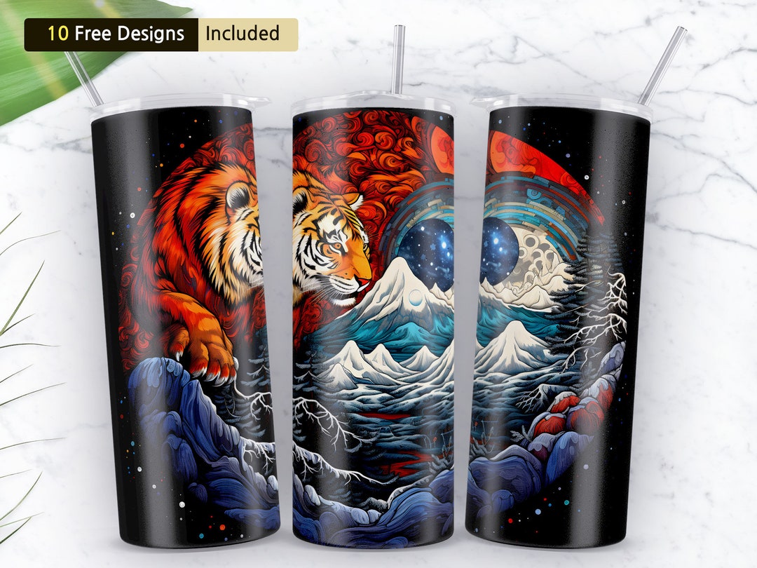 The Tiger Who Came to Melt the Snow 20 Oz Skinny Tumbler Sublimation ...