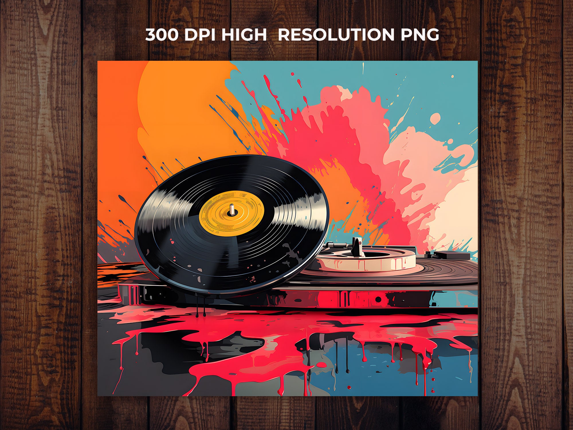 Vinyl Record and Coloring 20 Oz Skinny Tumbler Sublimation Design ...