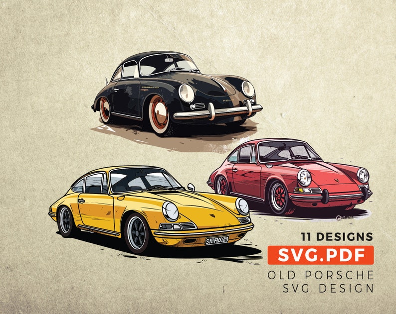 Old Porsche ,old Porsche Svg, Old Sports Car , Sports Car Svg, Car Svg ...
