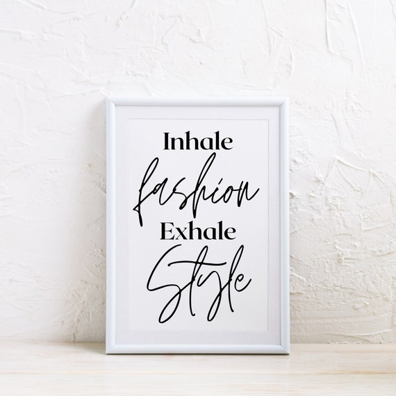 Fashion Wall Art Fashion Prints Fashion Quotes Printable | Etsy