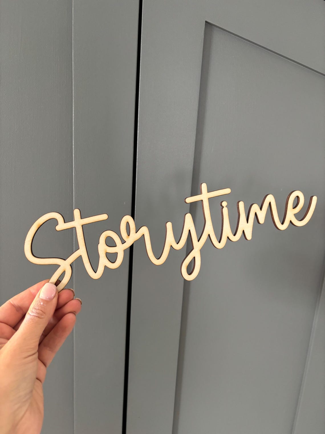Boho Story Time Wooden Wall Sign - Nursery & Reading Nook Decor - Etsy