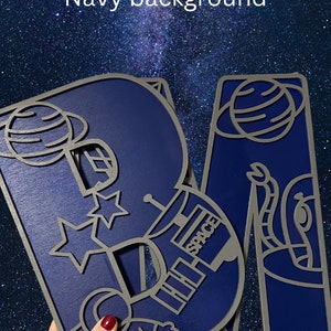 Space Theme Letters - Space Sign - Space Name Sign - Space Theme ...